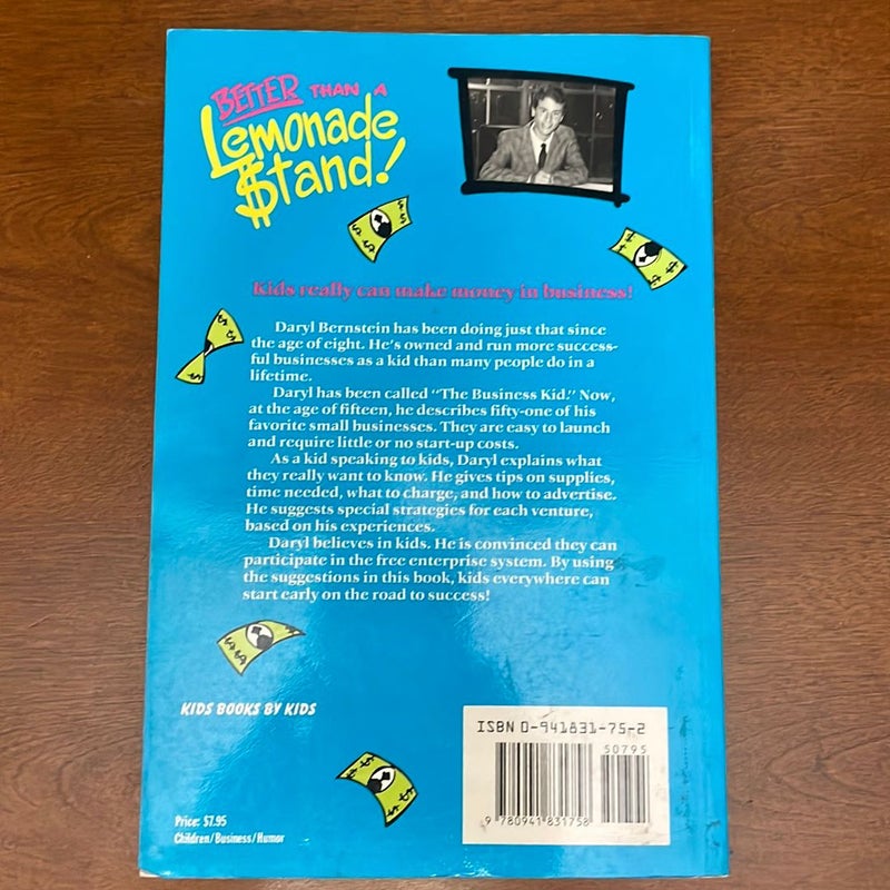 Better Than a Lemonade Stand! by Daryl Bernstein, Paperback | Pangobooks