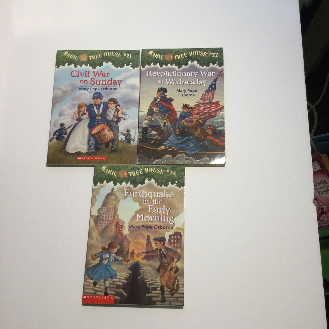 Magic Tree House Earthquake in the Early Morning by Mary Pope Osborne ...