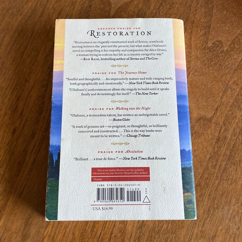 Restoration by Olaf Olafsson, Paperback | Pangobooks