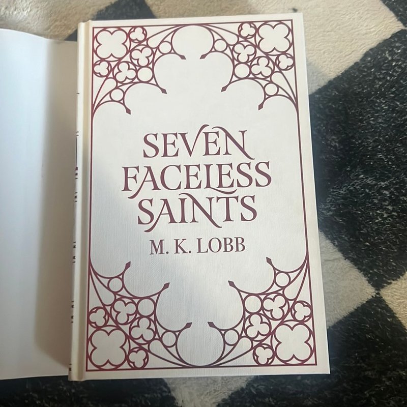 Seven Faceless Saints by M.K. Lobb, Hardcover | Pangobooks
