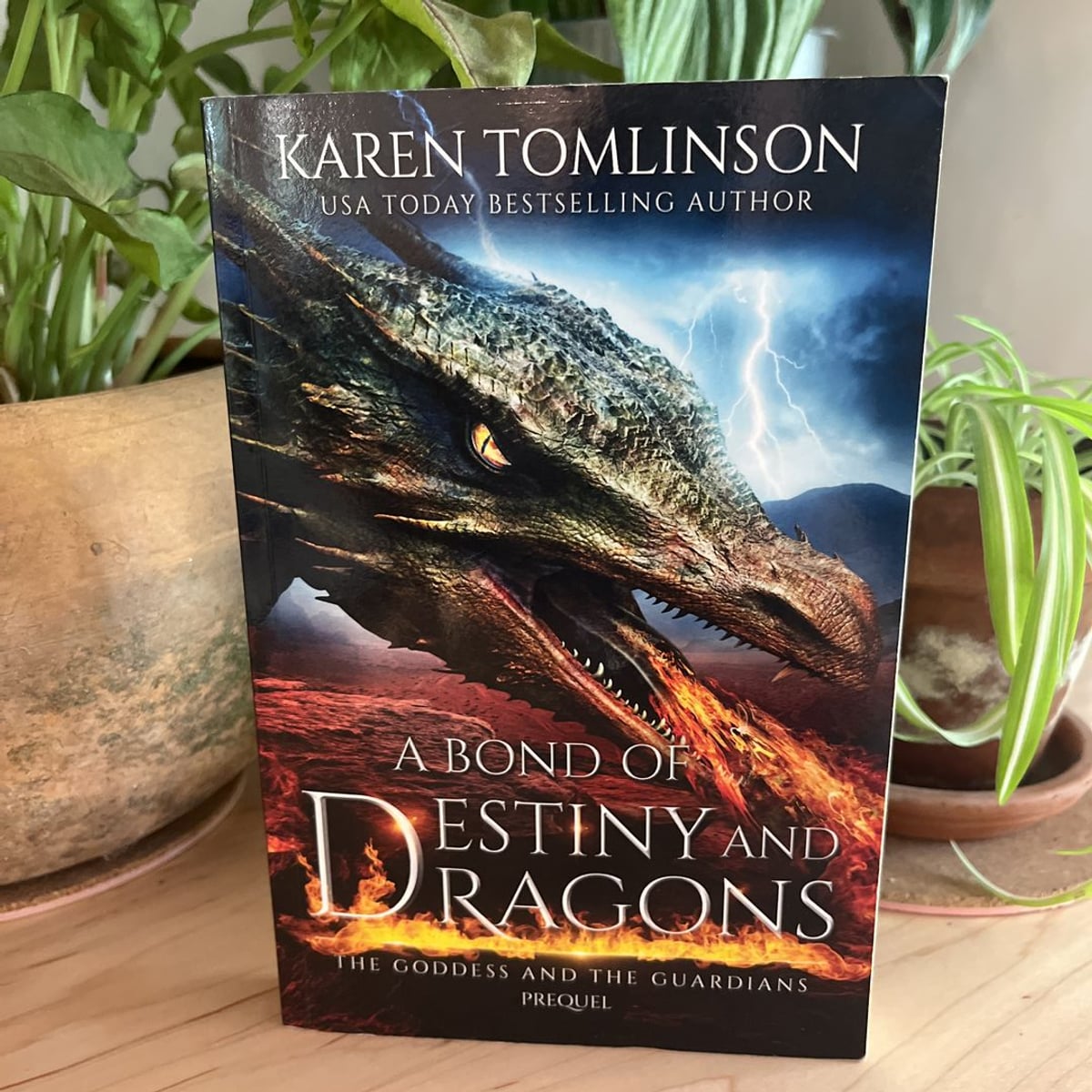 A Bond of Destiny and Dragons by Karen Tomlinson