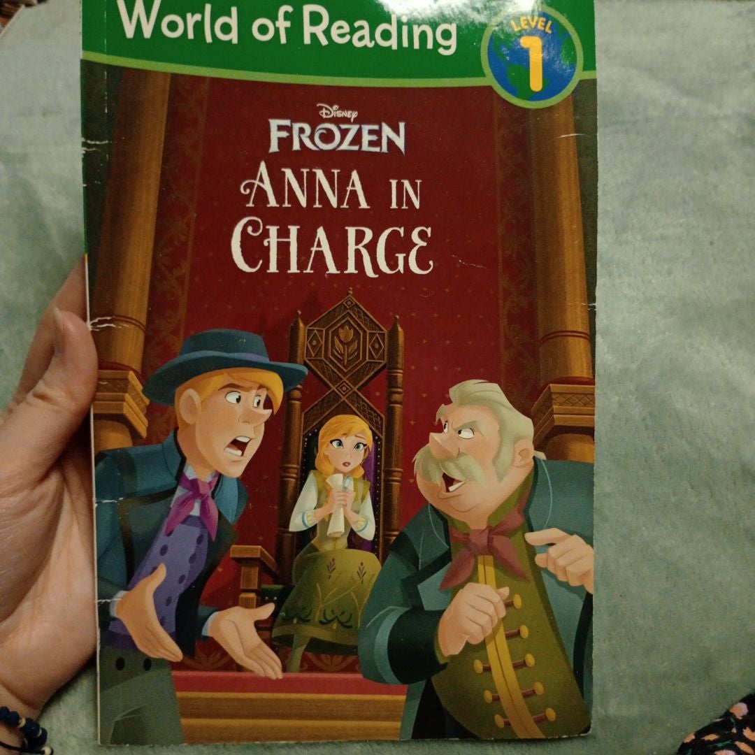 Disney Frozen Anna in Charge level 1 children's book world of reading ...