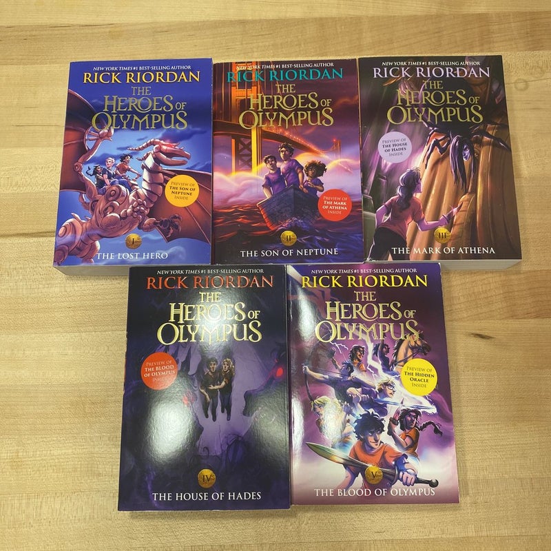 The Hero’s of Olympus Box Set 10th Anniversary by Rick Riordan ...