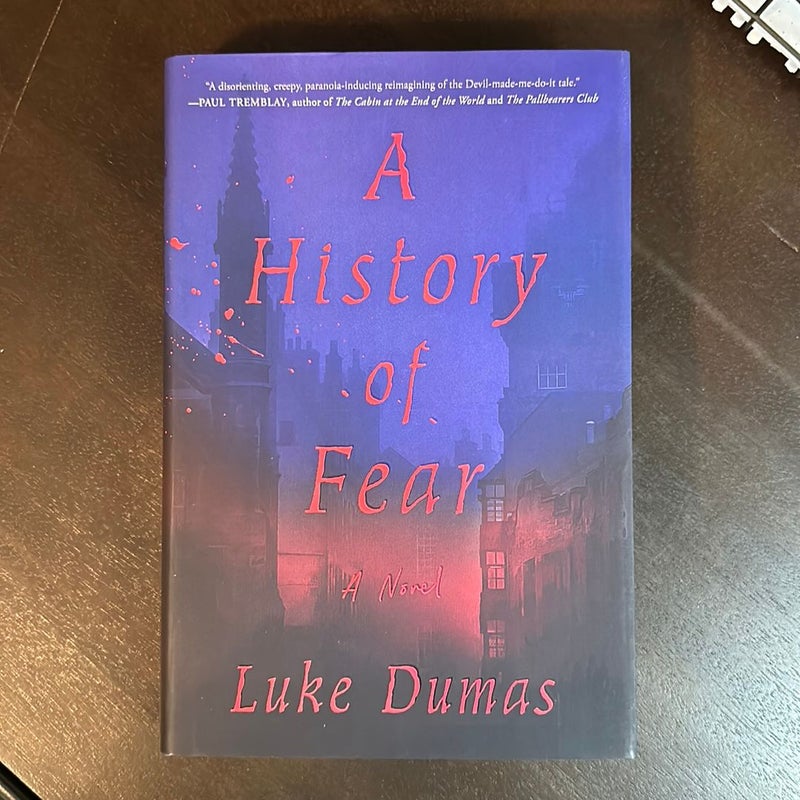 A History of Fear by Luke Dumas, Hardcover | Pangobooks