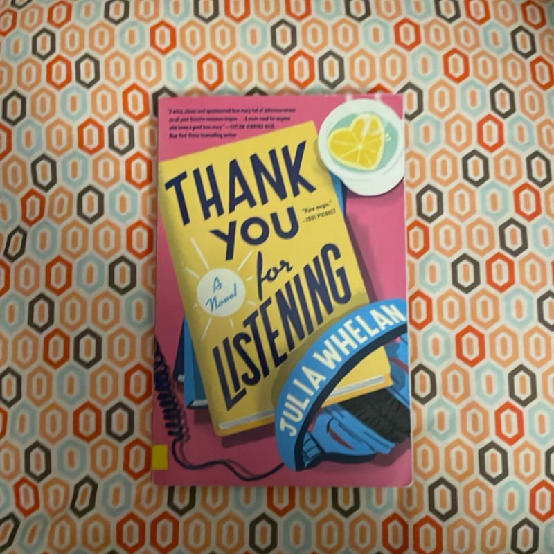 Thank You for Listening by Julia Whelan, Paperback | Pangobooks