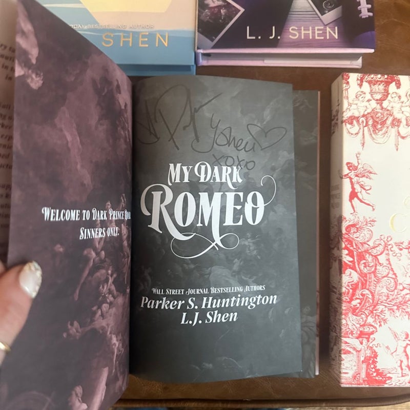 Lj Shen signed special edition set with art print and bookmark by Lj ...