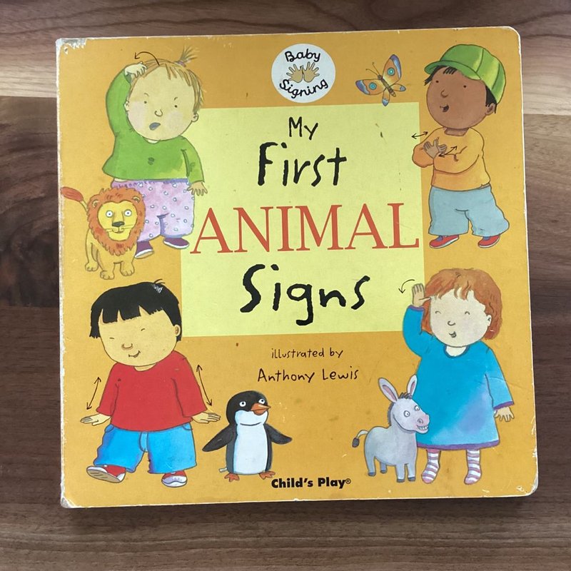 My First Animal Signs by Anthony Lewis, Hardcover | Pangobooks