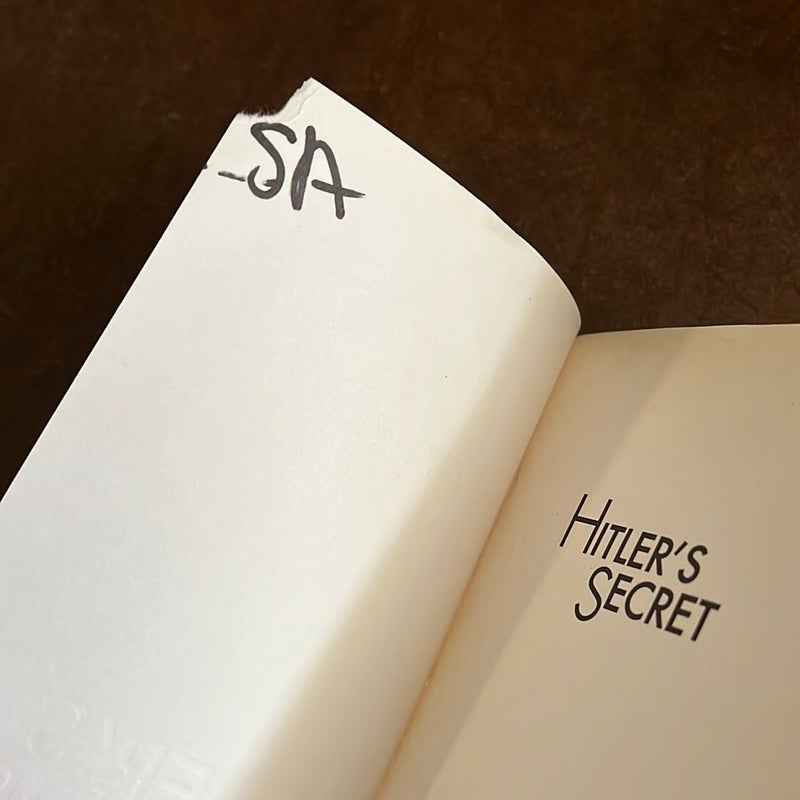 Hitler's Secret by Will Osborne, Hardcover | Pangobooks