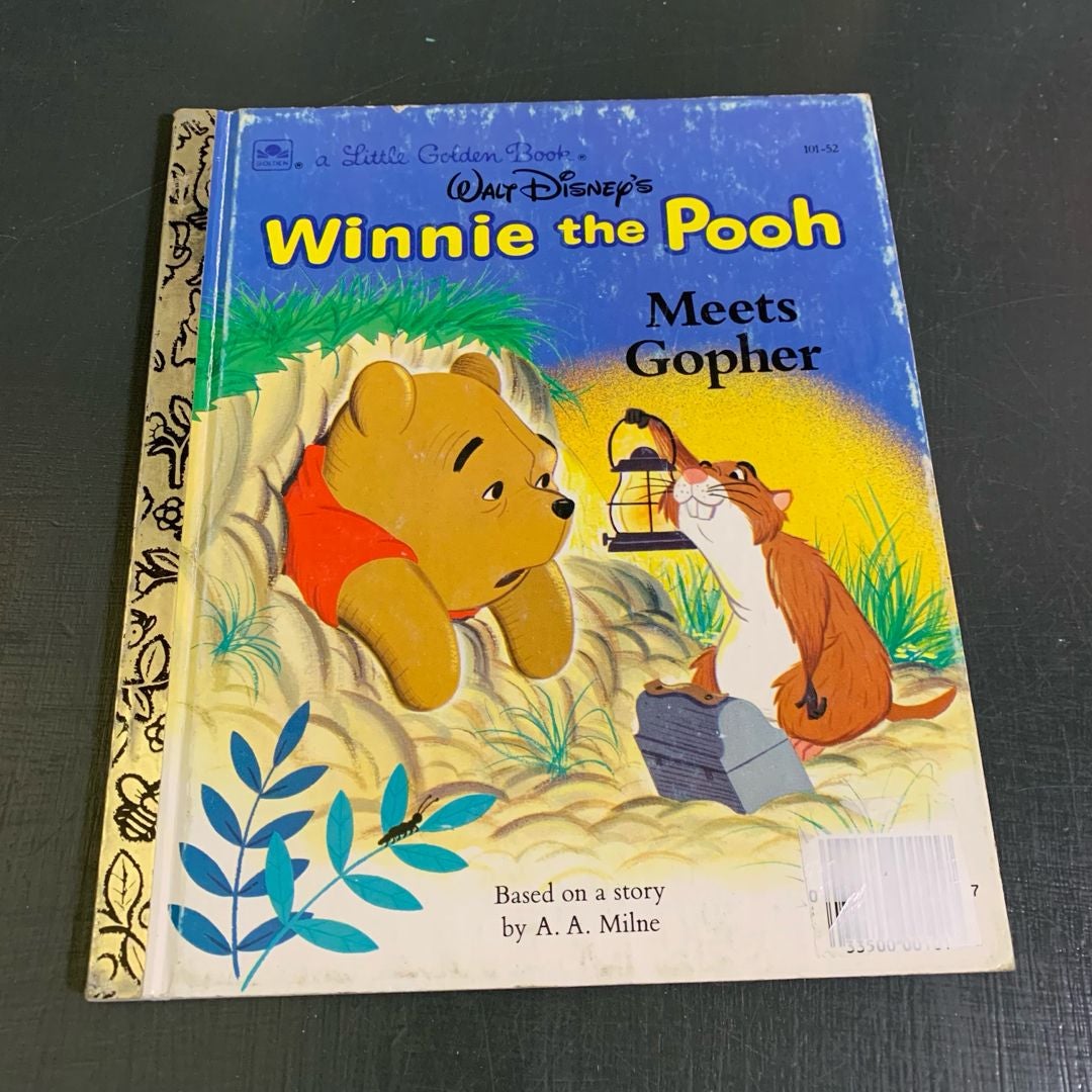Winnie the Pooh Meets Gopher Little Golden Book by A. A. Milne ...