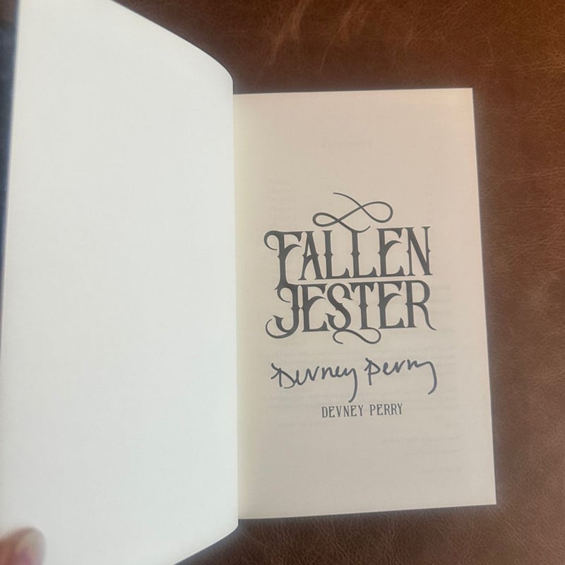 Fallen jester clifton forge devney perry signed special edition by ...