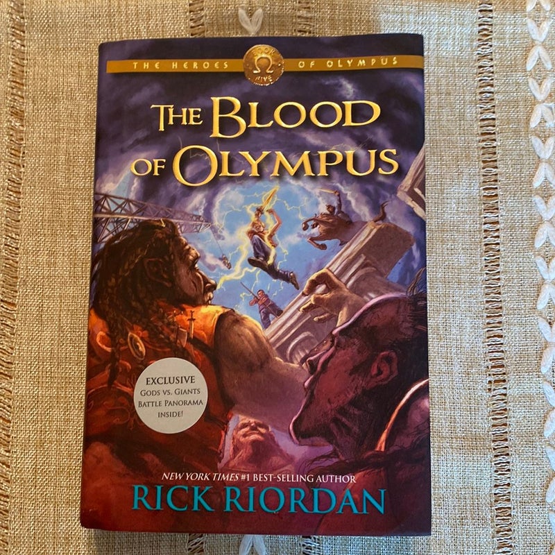 Heros of Olympus, The Blood of Olympus by Rick Riordan, Hardcover ...