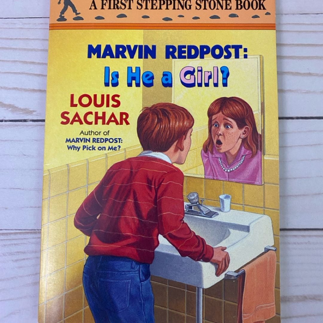 Marvin Redpost Is He a Girl? by Louis Sachar 1993 Paperback Book 90s ...