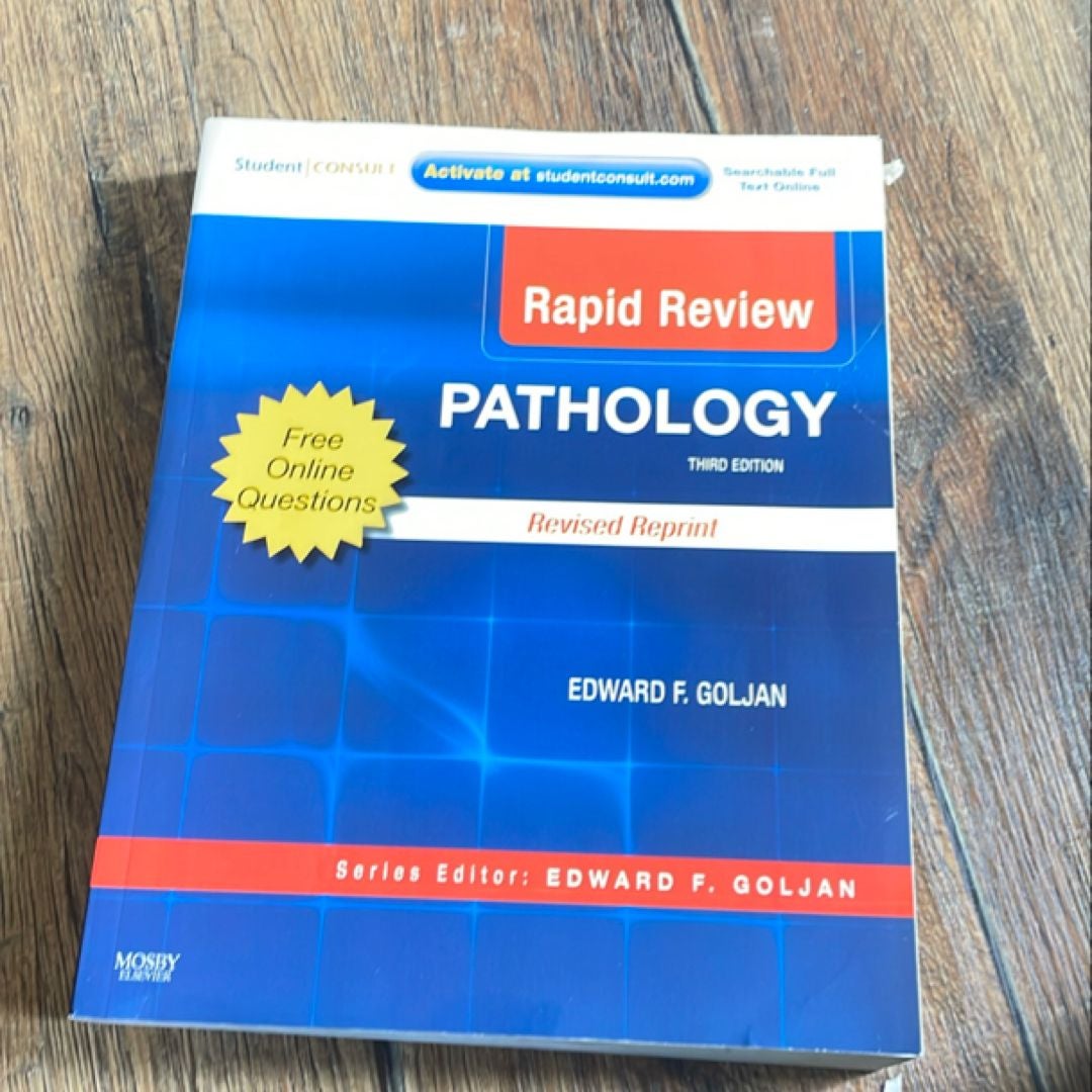 Rapid Review Pathology Revised Reprint by Edward F. Goljan