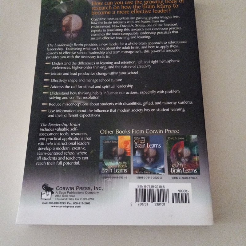 The Leadership Brain by David A. Sousa
