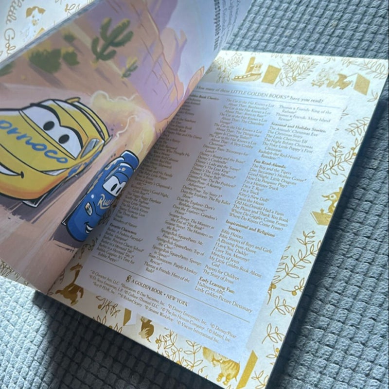 Cars 3 Little Golden Book (Disney/Pixar Cars 3) by Victoria Saxon