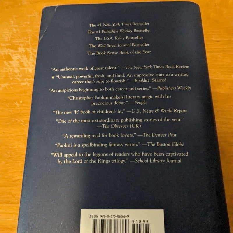 Eragon - Inheritance Cycle , Book One - Hardcover By Paolini ...