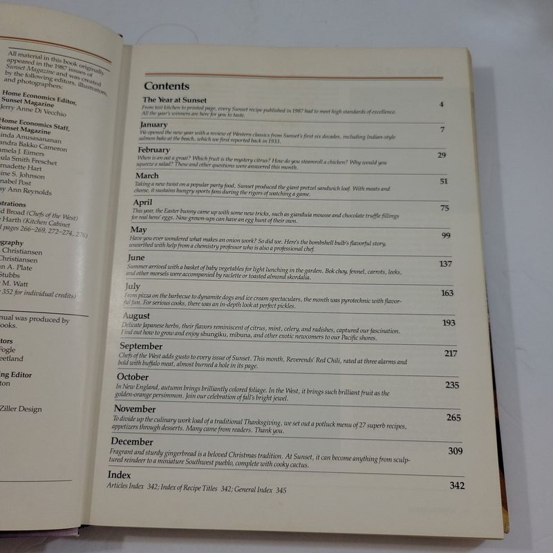 Recipe Annual, 1988 by Sunset Publishing Staff, Hardcover | Pangobooks
