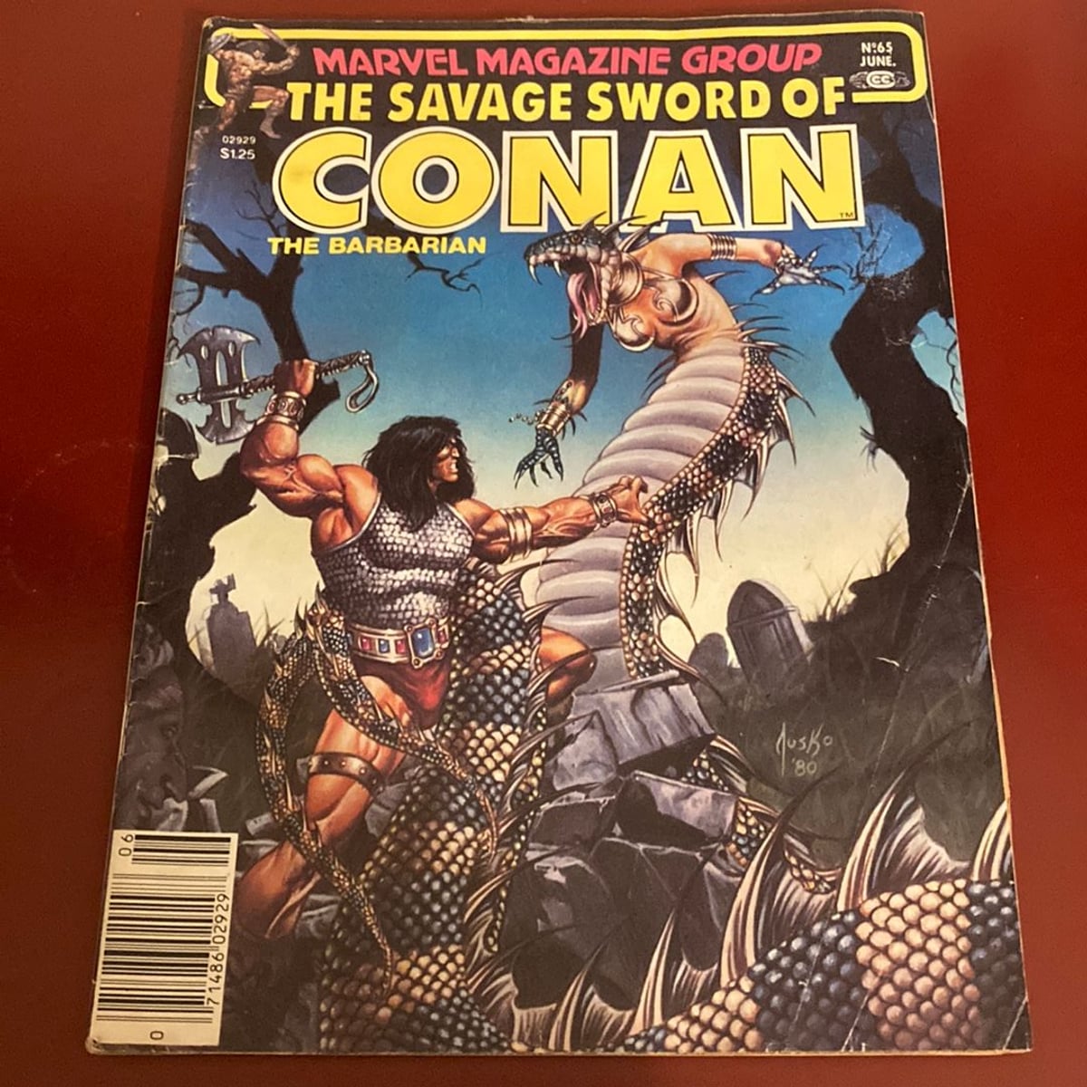 The Savage Sword of Conan The Barbarian #65 by Stan Lee, Paperback ...