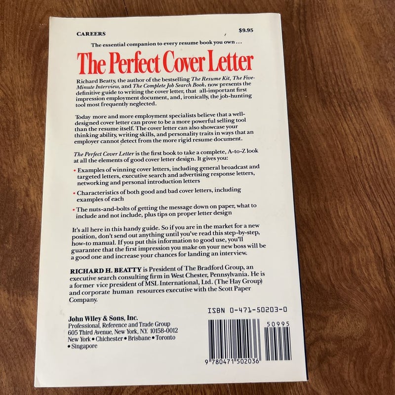 The Perfect Cover Letter