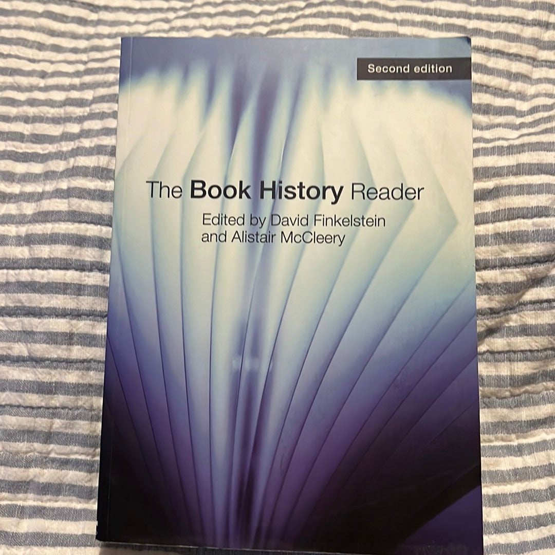 The Book History Reader by David Finkelstein