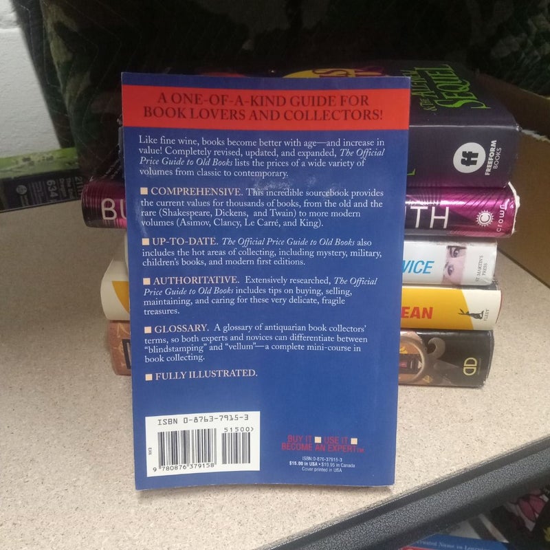 The Official Price Guide to Old Books by Marie Tedford, Paperback ...