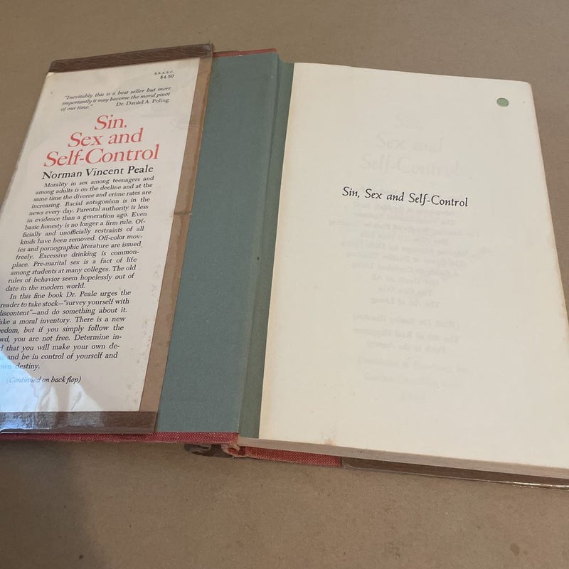 Sin, Sex and Self-Control by Norman Vincent Peale, Hardcover | Pangobooks