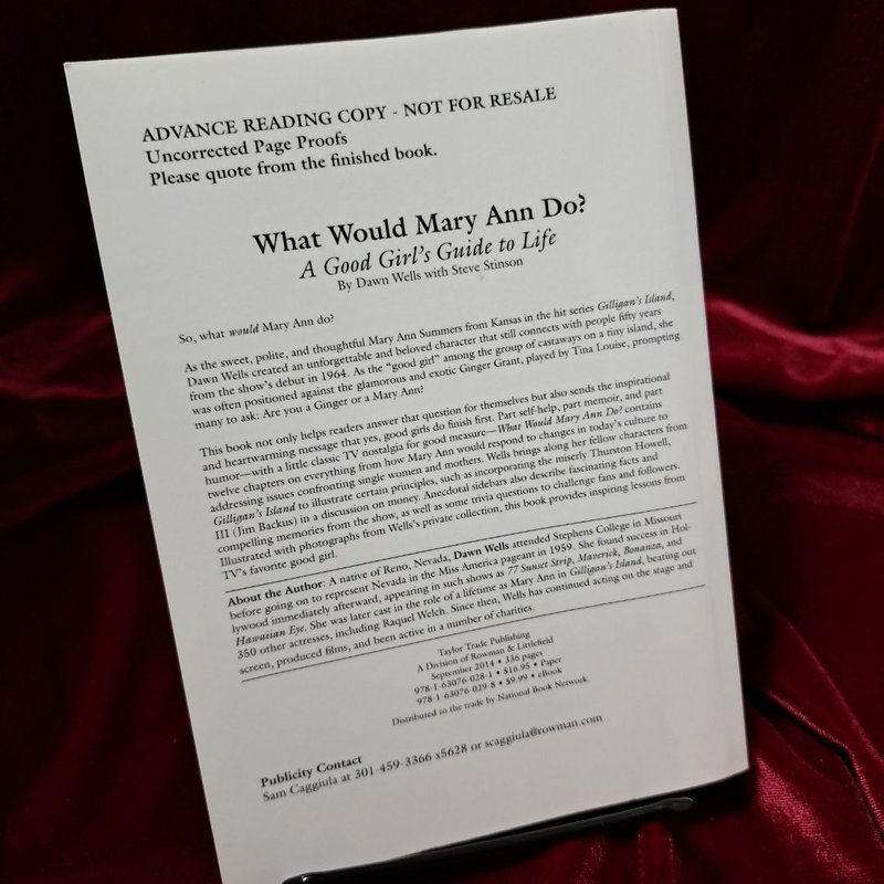What Would Mary Ann Do? by Dawn Wells, Steve Stinson