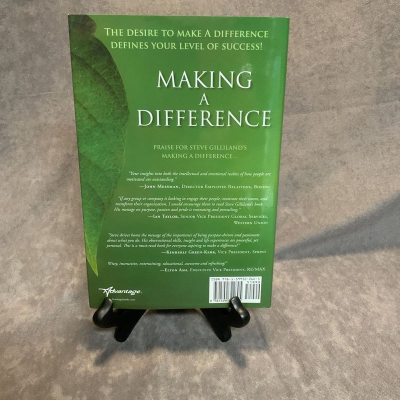 Making a Difference by Steve Gilliland, Hardcover | Pangobooks