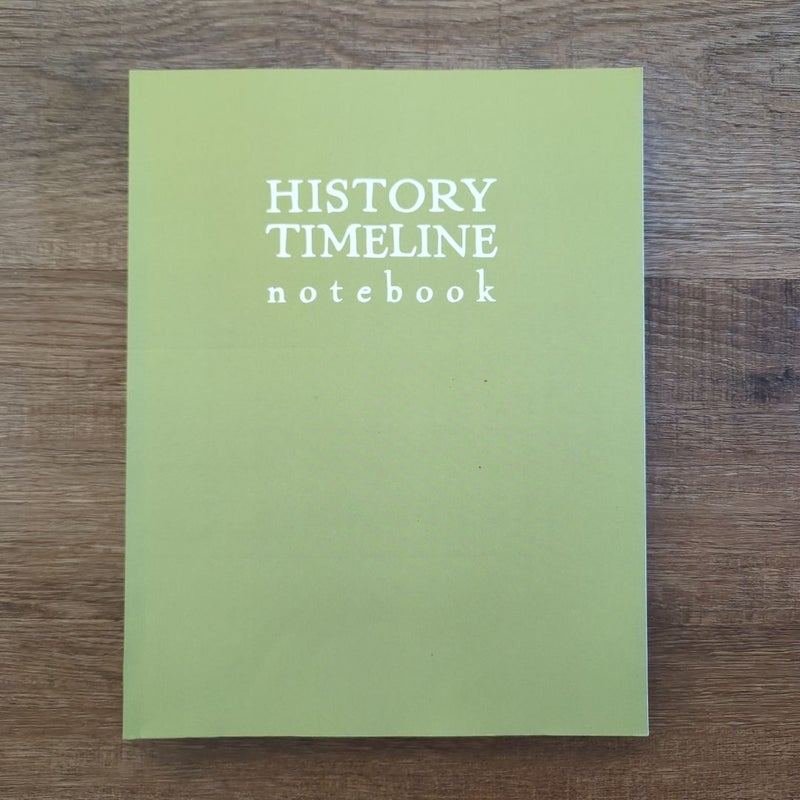 History Timeline Notebook by Megan Van Sipe