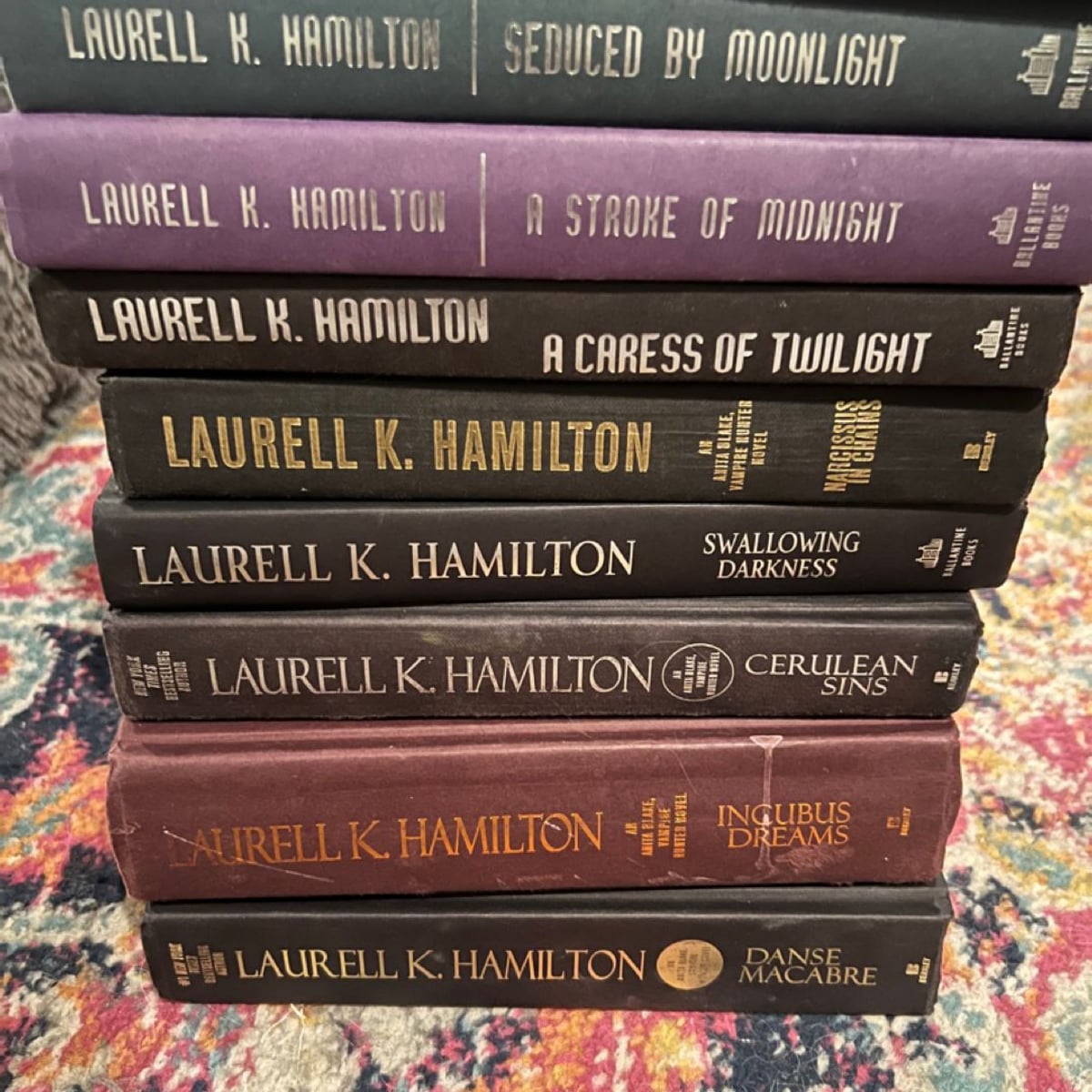 LAURELL K HAMILTON LOT 9 (Anita Baker Detective) Hardcover Novels by ...