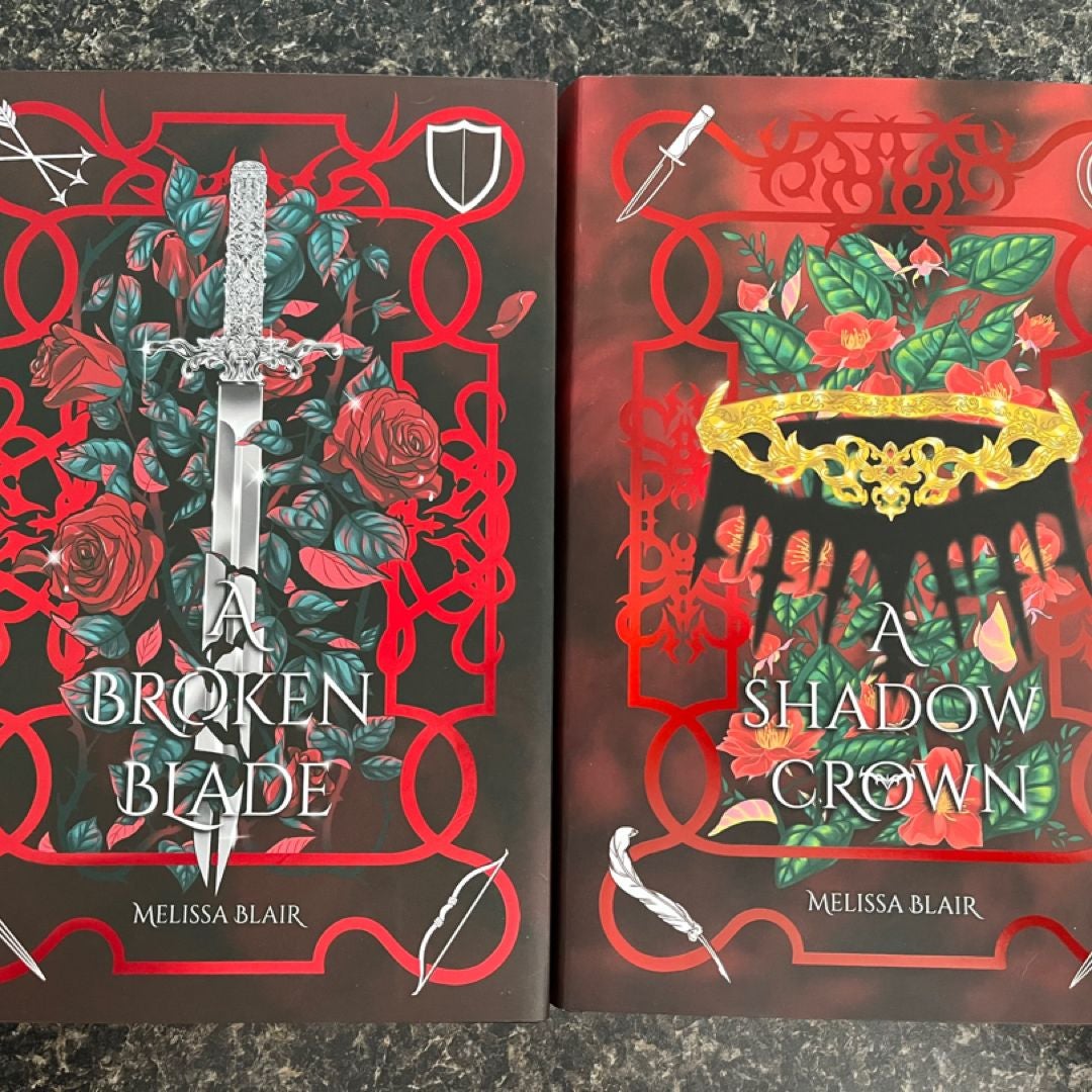 A Broken Blade & A Shadow Crown special editions by Melissa Blair ...