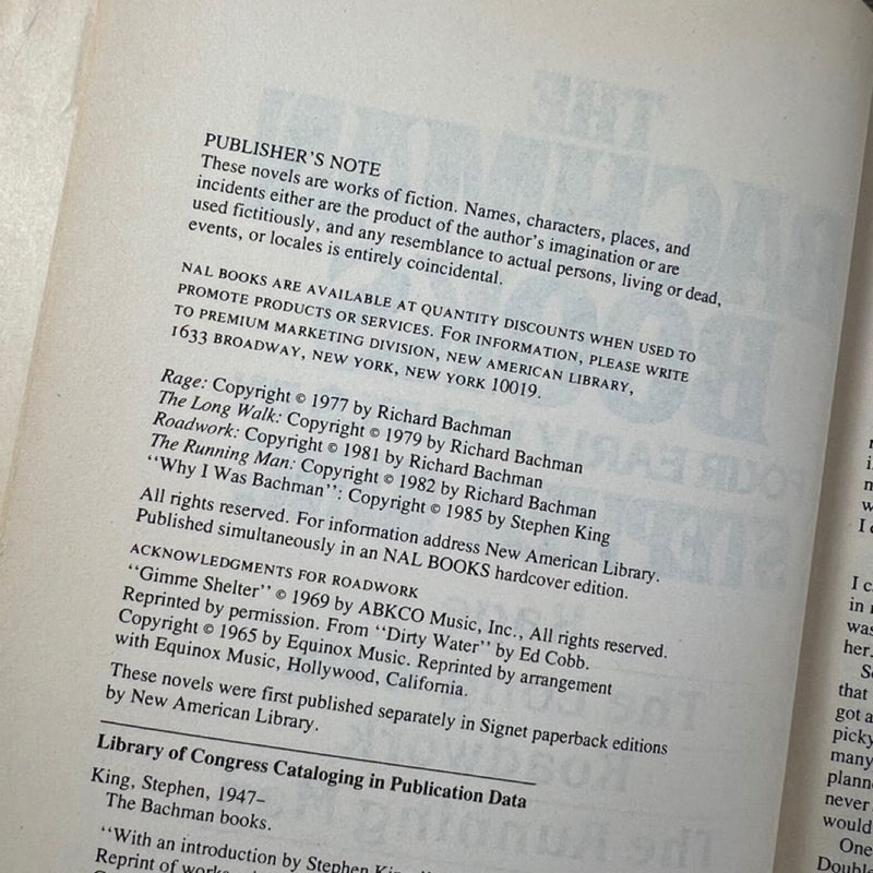 The Bachman Books by Richard Bachman, Stephen King