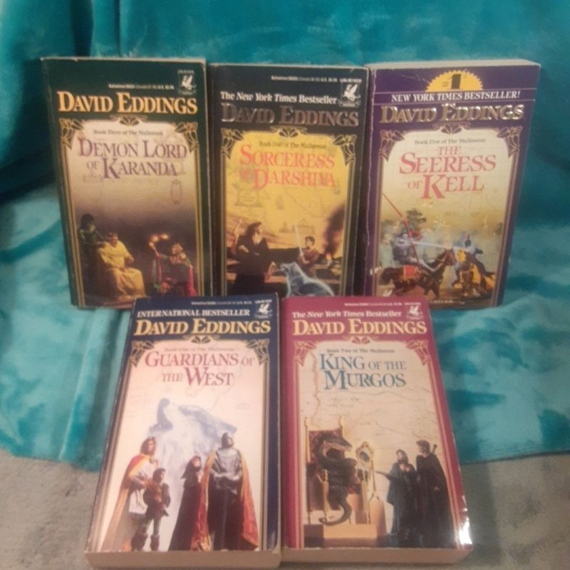 Complete The Malloreon 5 Book Set By David Eddings 1 Guardians of the ...