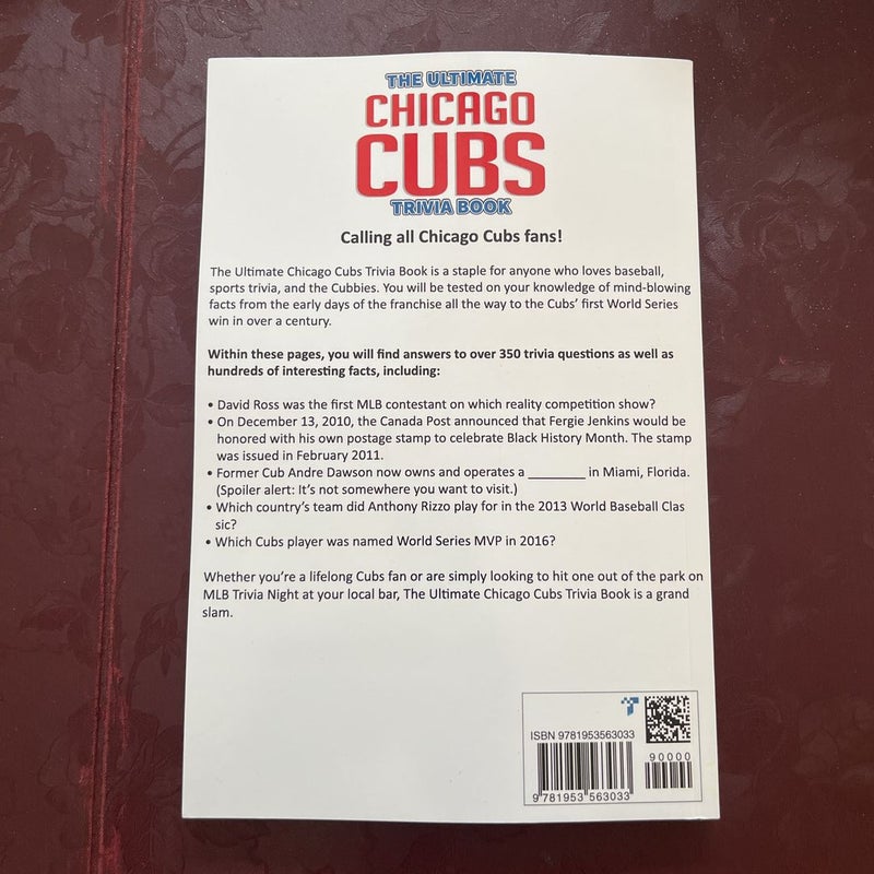The Ultimate Chicago Cubs Trivia Book by Ray Walker, Paperback | Pangobooks