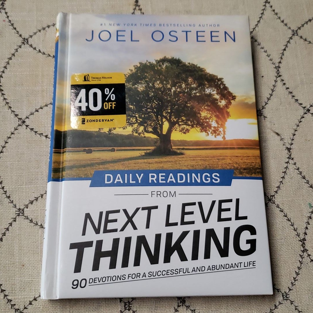 Daily Readings from Next Level Thinking by Joel Osteen, Hardcover ...