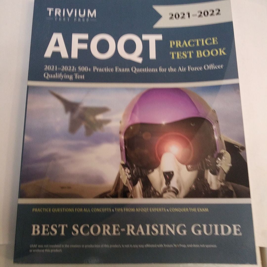 AFOQT Practice Test Book 2021-2022 by Ascencia, Paperback | Pangobooks