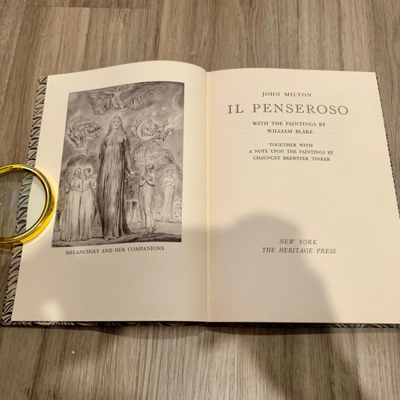 L'Allegro & Il Penseroso by John Milton, William Blake (Illustrated by ...