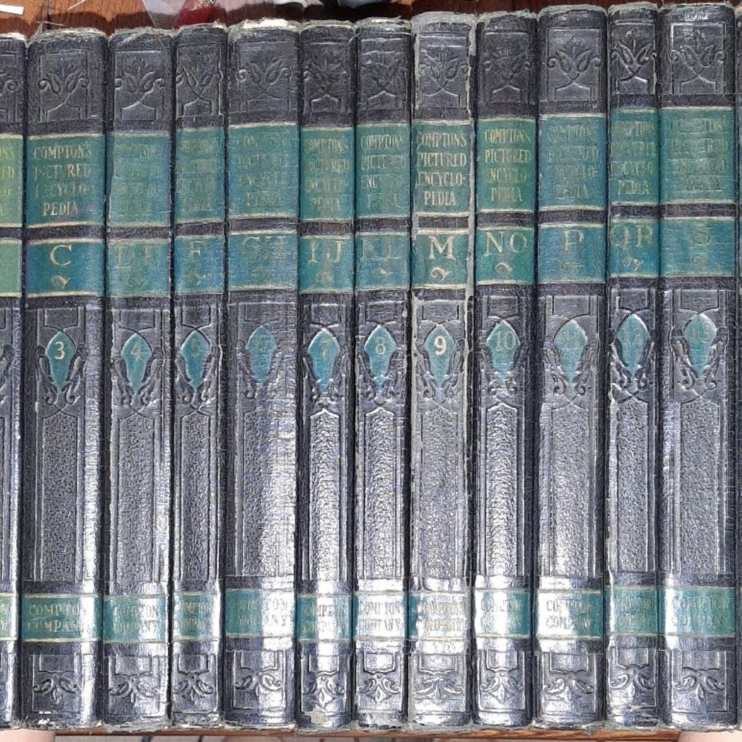 COMPLETE SET!- Compton's Pictured Encyclopedia 1945 edition by F. E ...