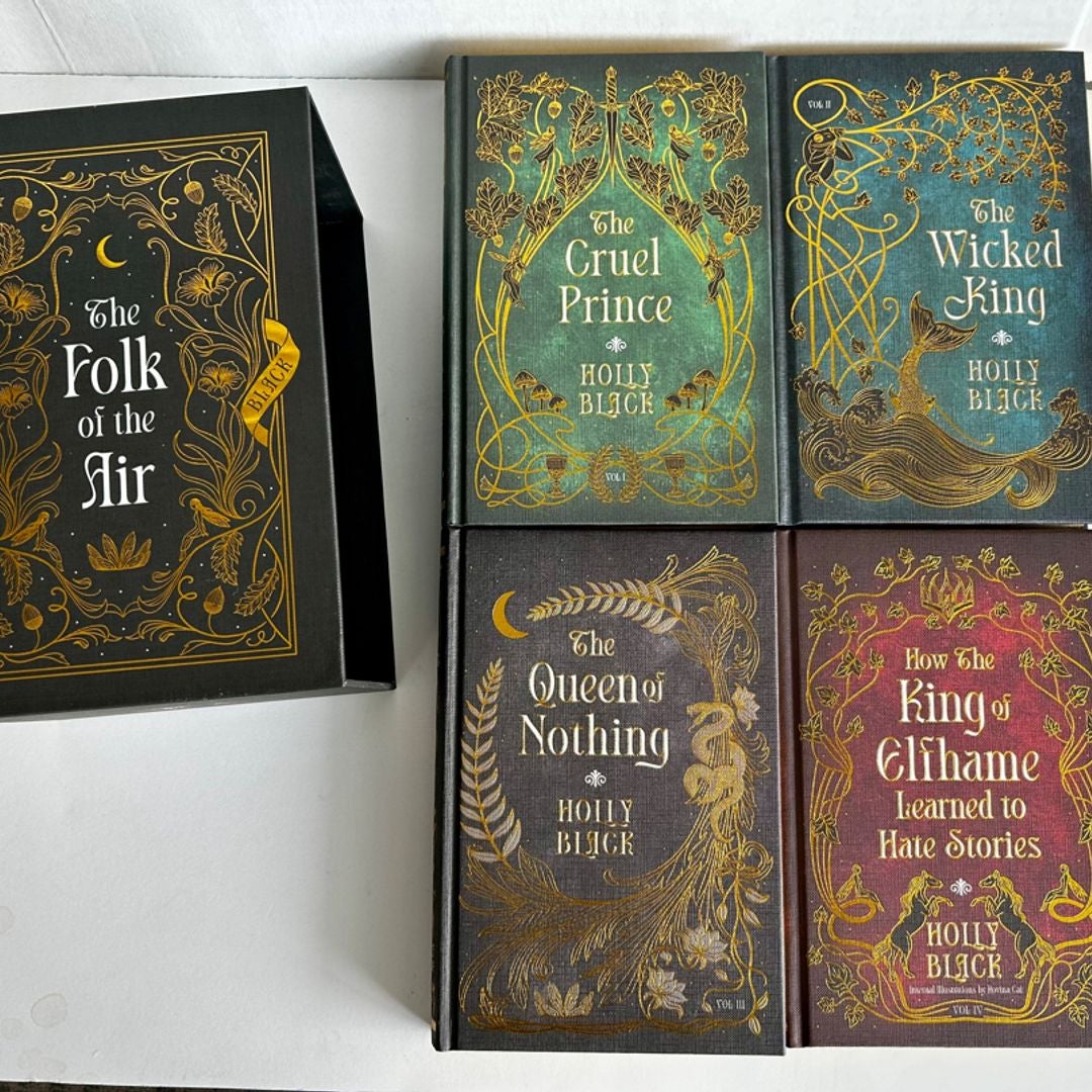 LitJoy The Folk of the Air First Print Set Cruel Prince by Holly Black, Hardcover | Pangobooks