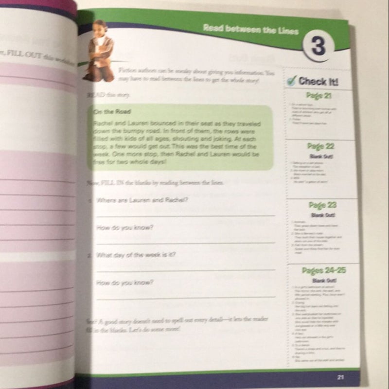 5th Grade Reading Comprehension Success Workbook by Sylvan Learning