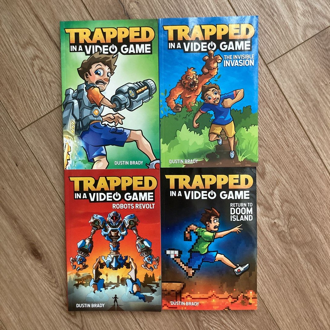 Trapped in a Video Game Series #1-4 by Dustin Brady, Paperback | Pangobooks