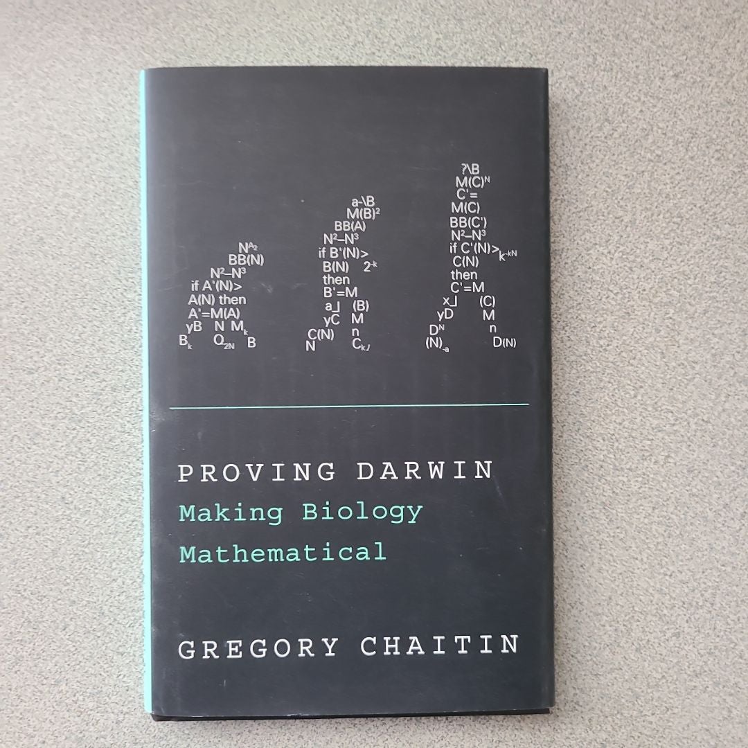 Proving Darwin by Gregory Chaitin