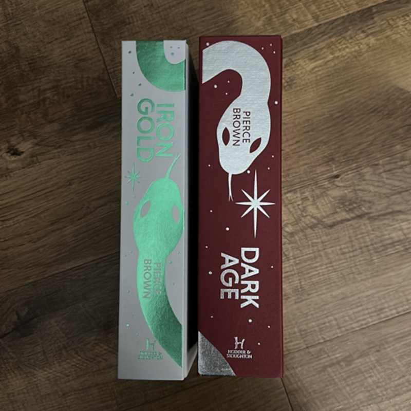 Red Rising Dark Age and and Iron Gold Fairyloot edition by Pierce Brown ...