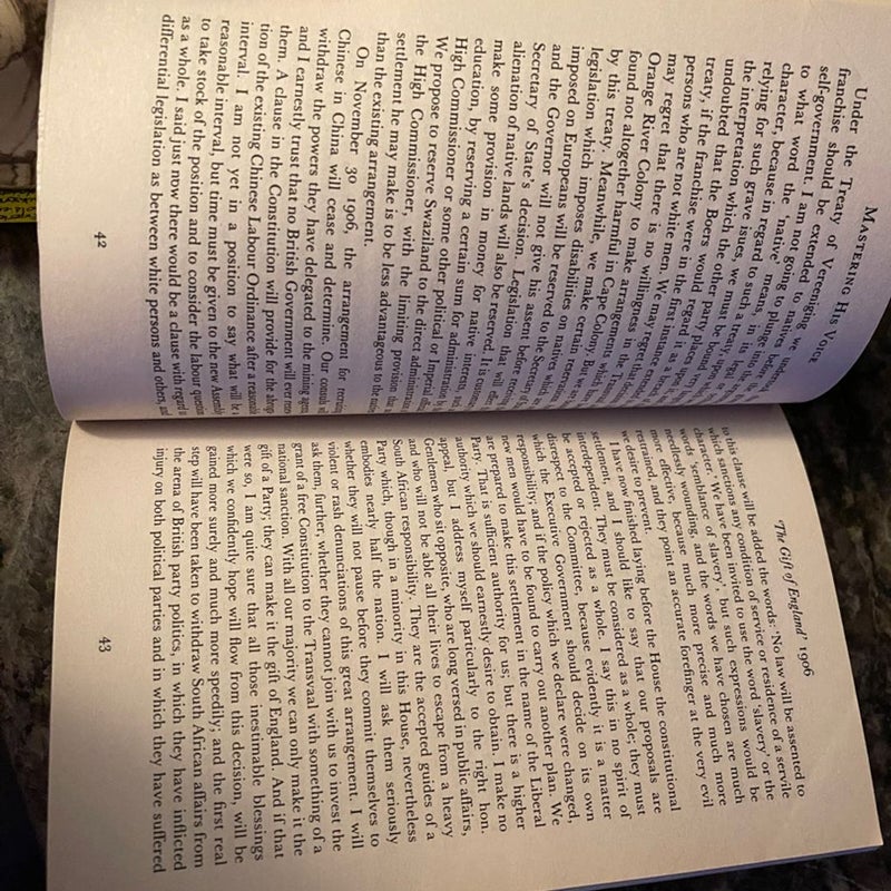 Blood, Toil, Tears and Sweat by Winston Churchill