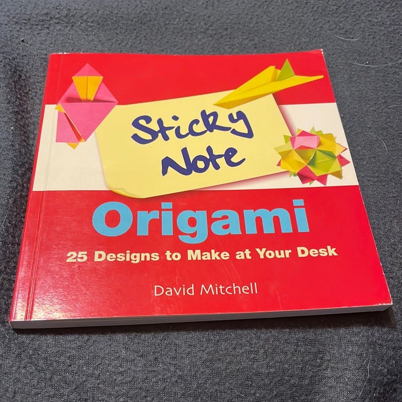 Sticky Note Origami by David Mitchell