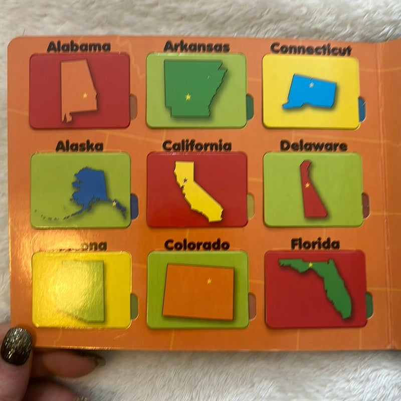 United States: an educational lift-a-flap book by Cuddly Duck ...