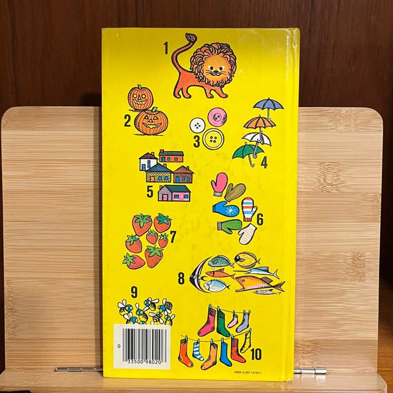 Vintage Children's Books -- A Golden Sturdy Book of Counting 1969