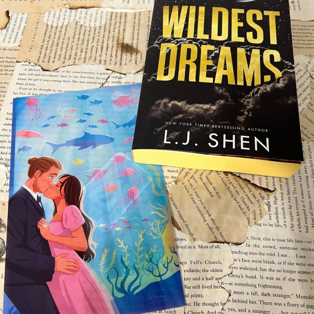 Wildest Dreams by LJ Shen, SIGNED Deluxe Edition with gold colored ...
