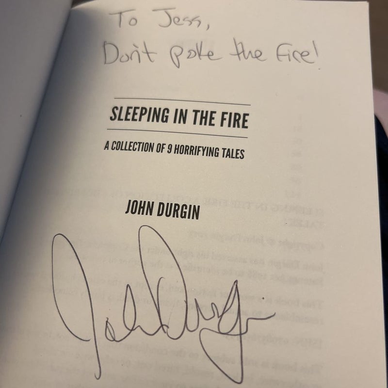 Sleeping in the Fire by John Durgin , Paperback | Pangobooks