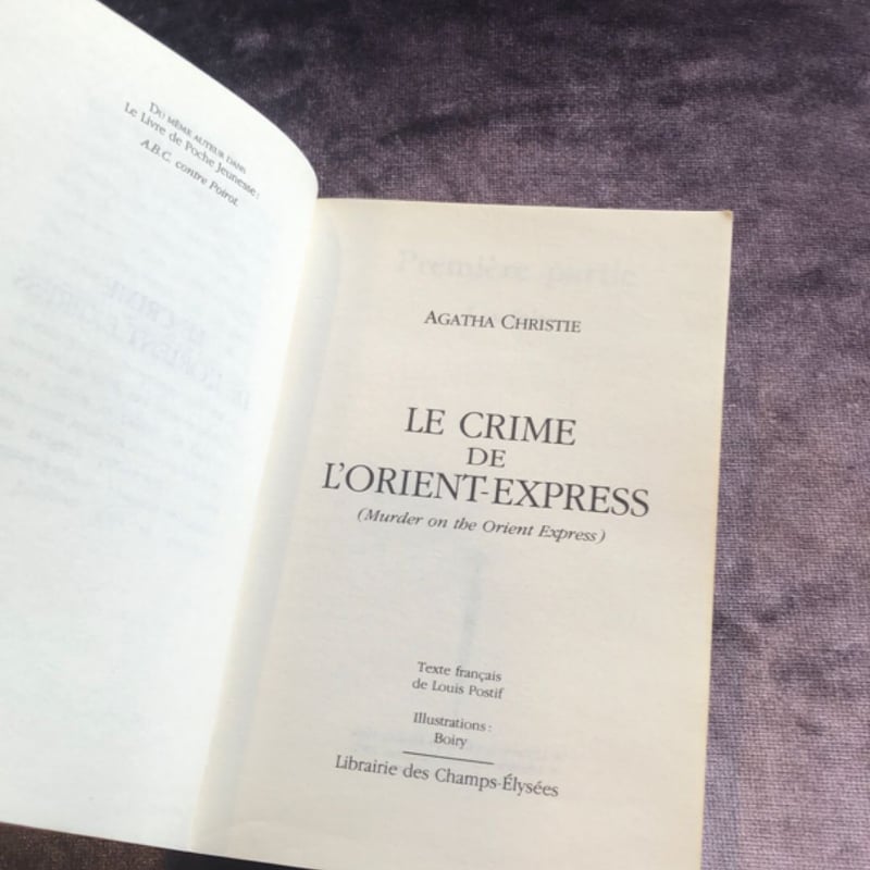 Le Crime de l'Orient-Express by Agatha Christie
